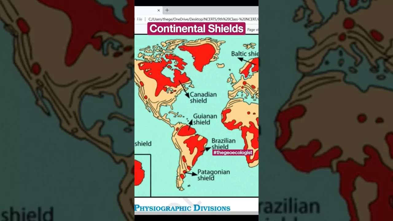Geology of India- Indian Geography #shorts - My Geo Beats